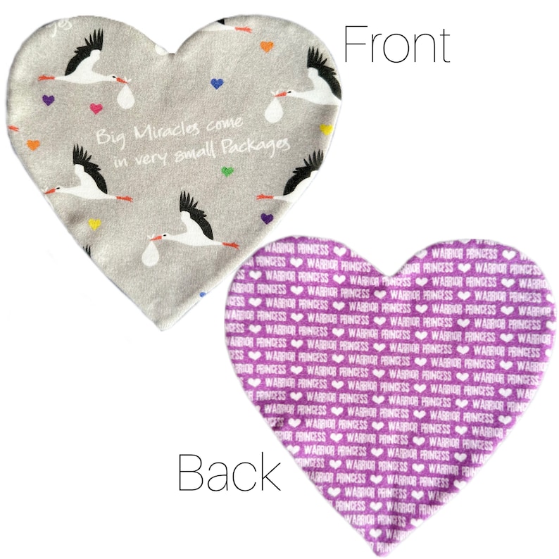 Emotional Support NICU Bonding Hearts, NICU Lovey, NICU Care Package ...