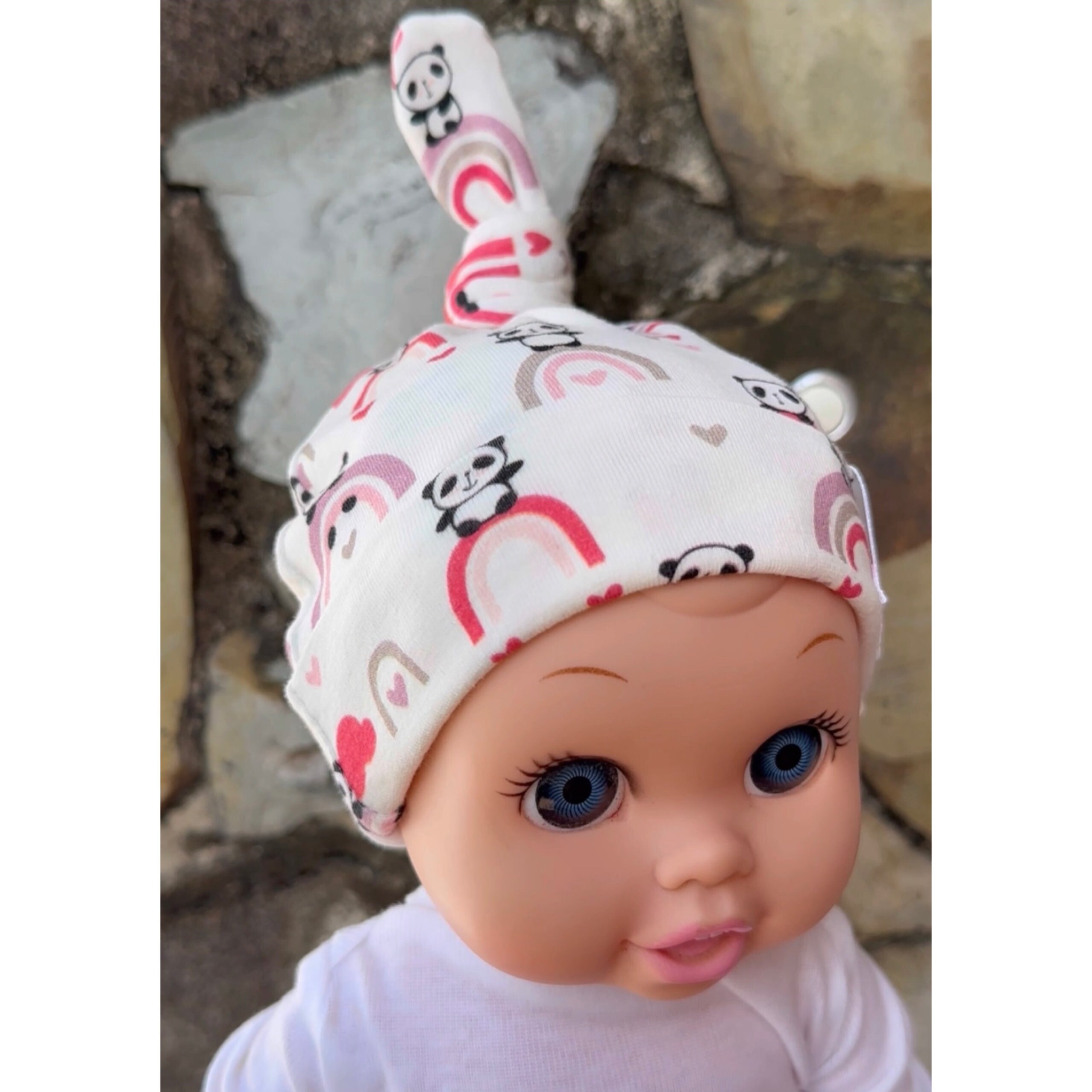 Micro Preemie Knotted Beanie Hat, Set of 2, NICU Care Package, Grab a ...
