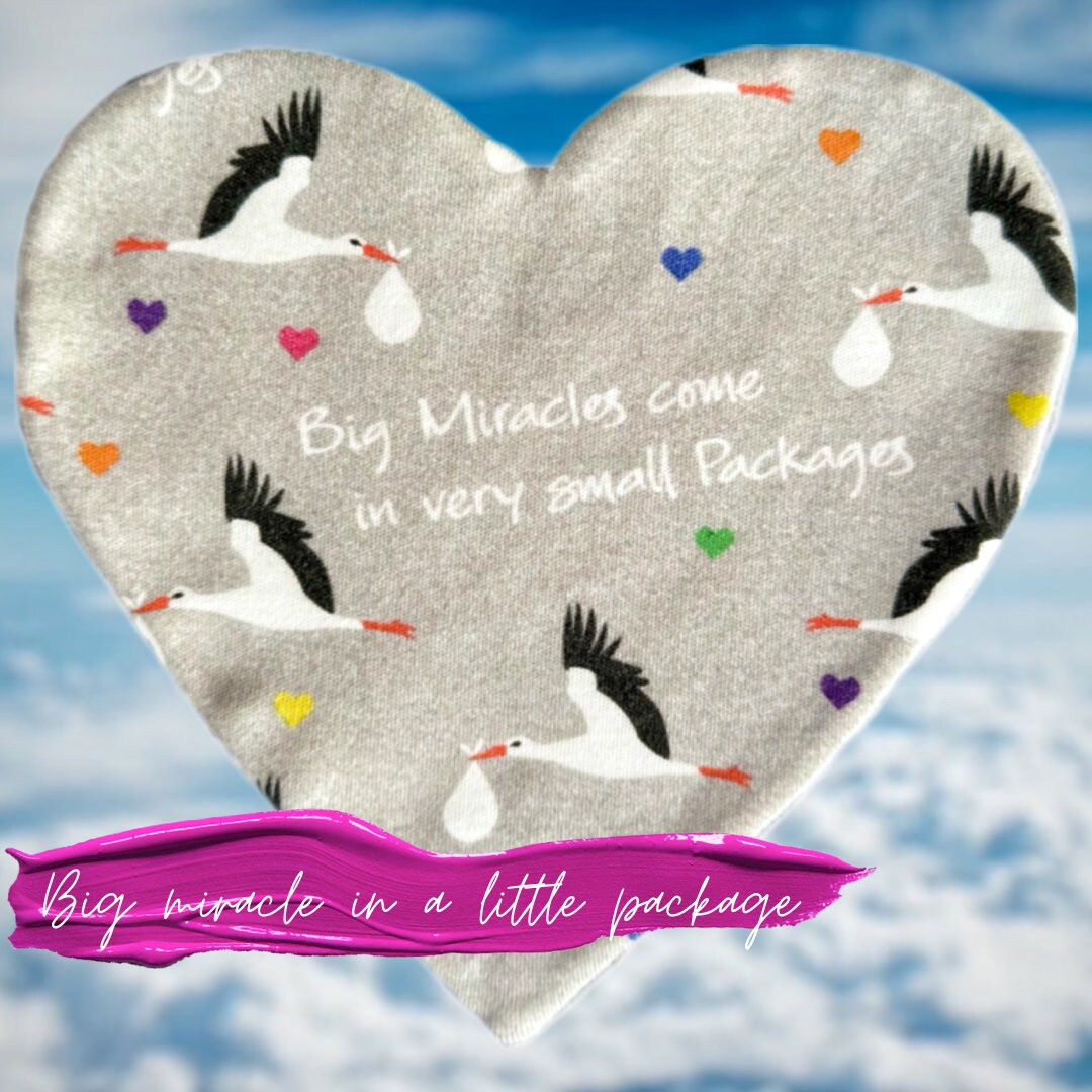 Emotional Support NICU Bonding Hearts, NICU Lovey, NICU Care Package ...