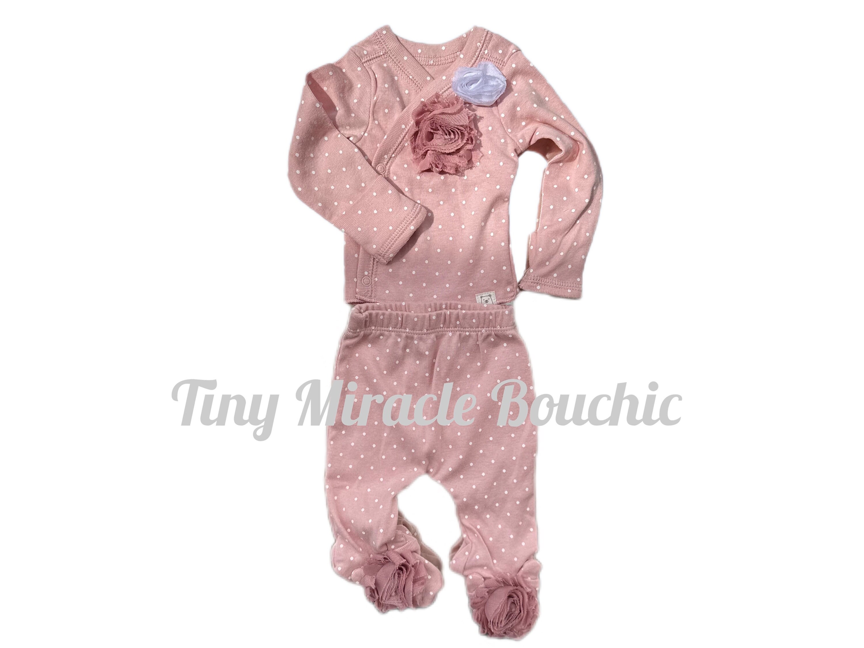 Preemie Coming Home Outfit, NICU Graduate, Preemie Gown, Preemie Girl ...
