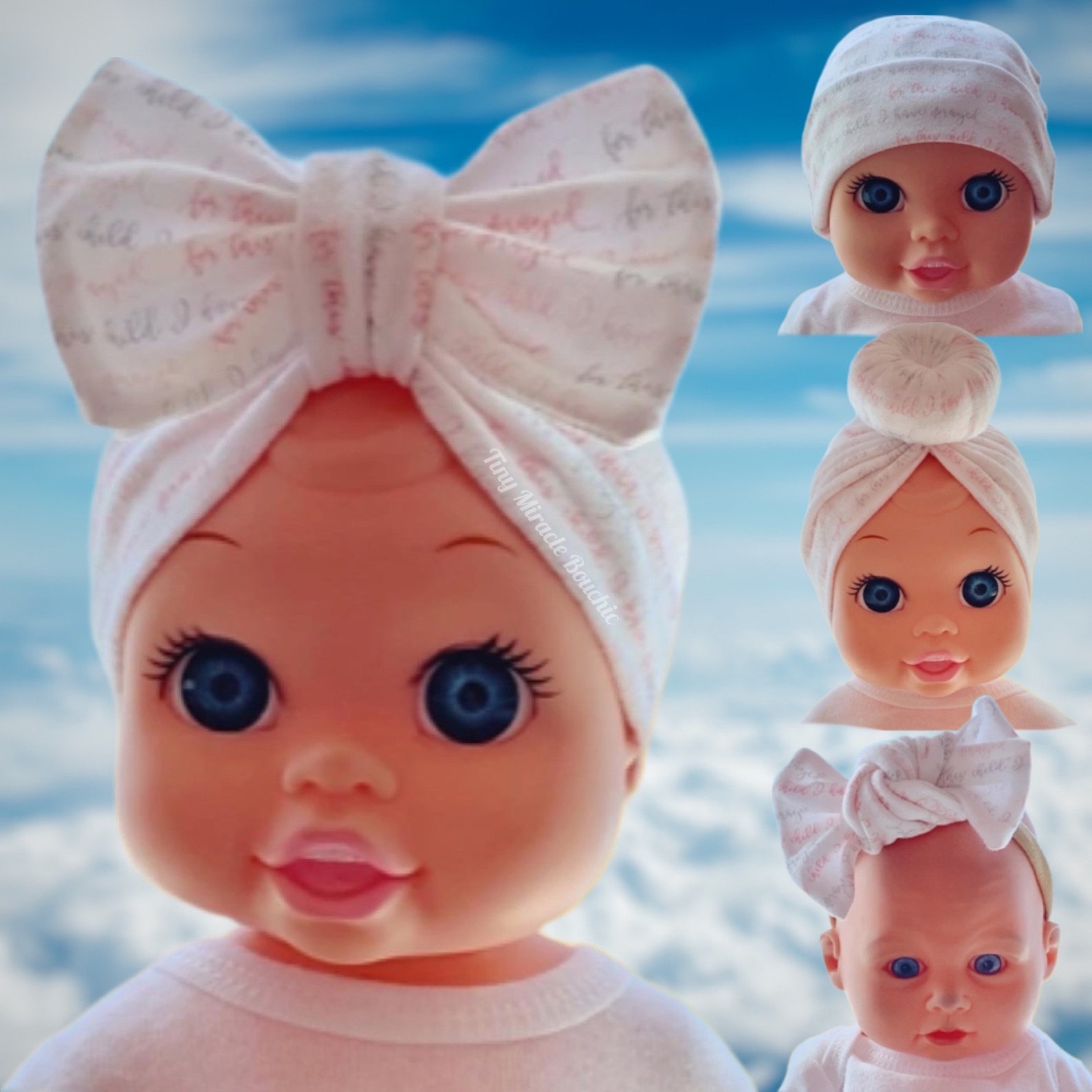 Micro Preemie Hats, NICU Preemie Hats, Preemie Turban, Micro Preemie ...