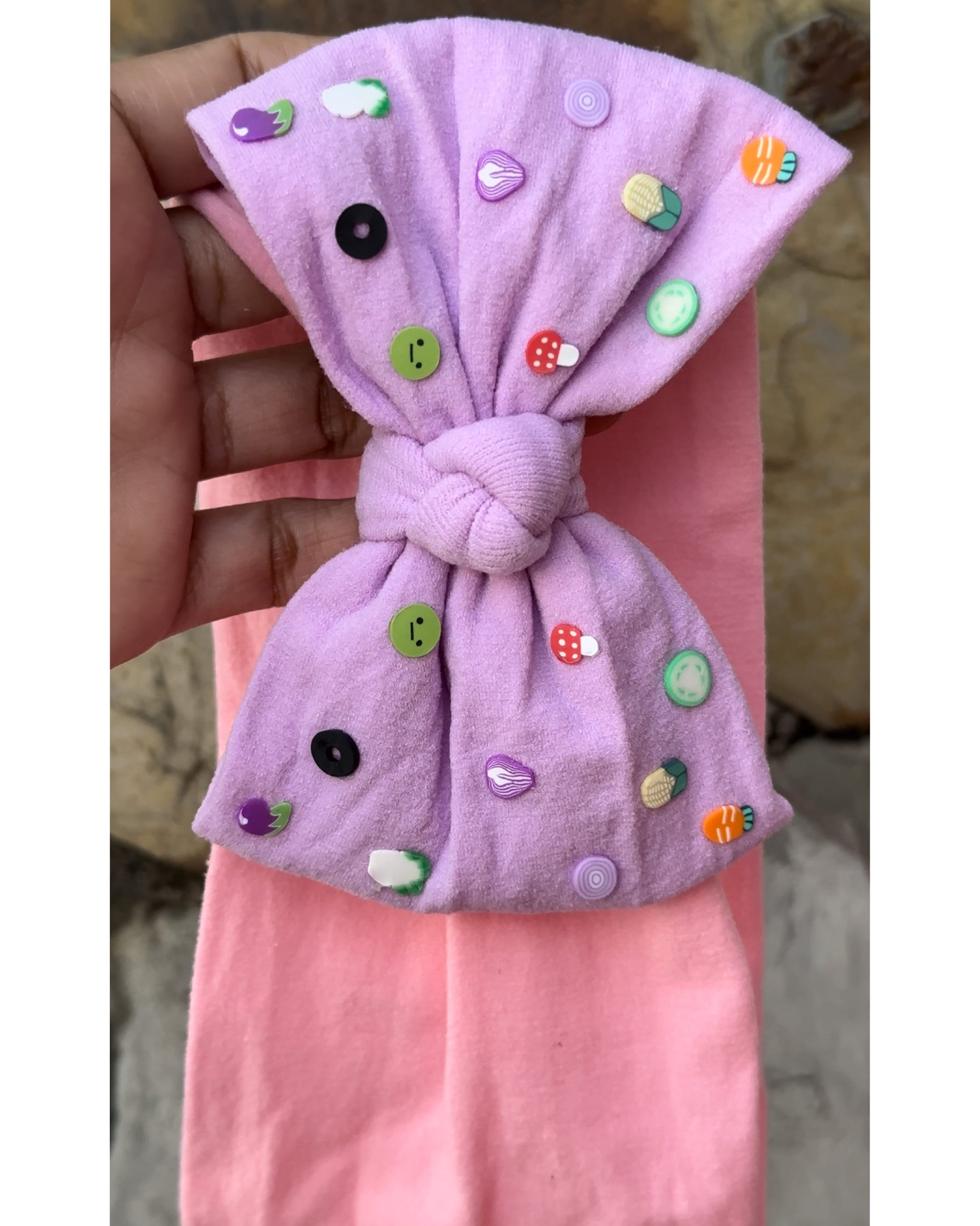 One Size Fits All Vegetable Headband, Baby Infant Toddler Nylon ...