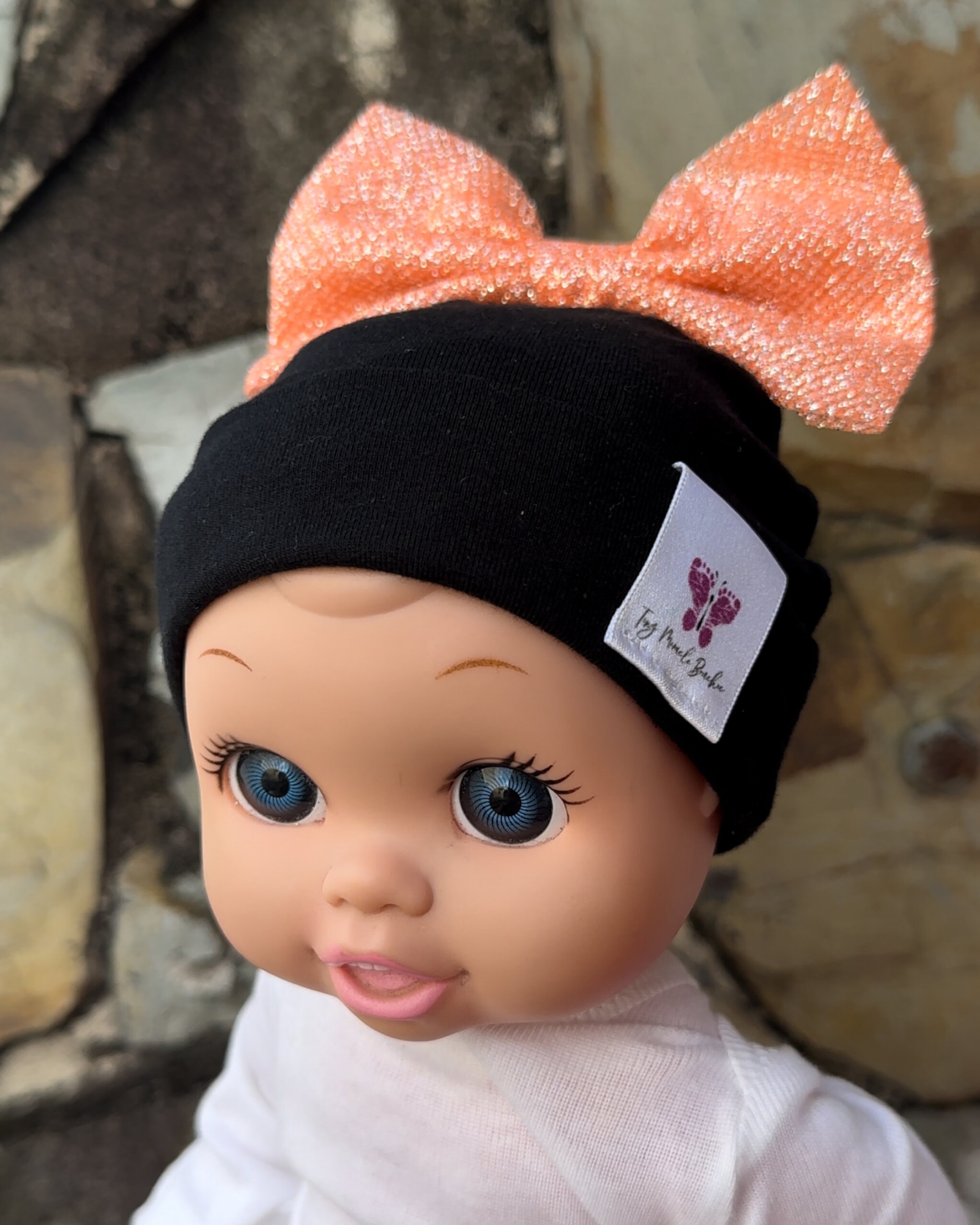 Tulle Glitter Preemie Beanie Hat Bundle, Set of 4, NICU Care Package, NICU Baby Gift, Preemie ...