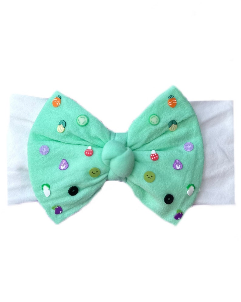 One Size Fits All Vegetable Headband, Baby Infant Toddler Nylon ...