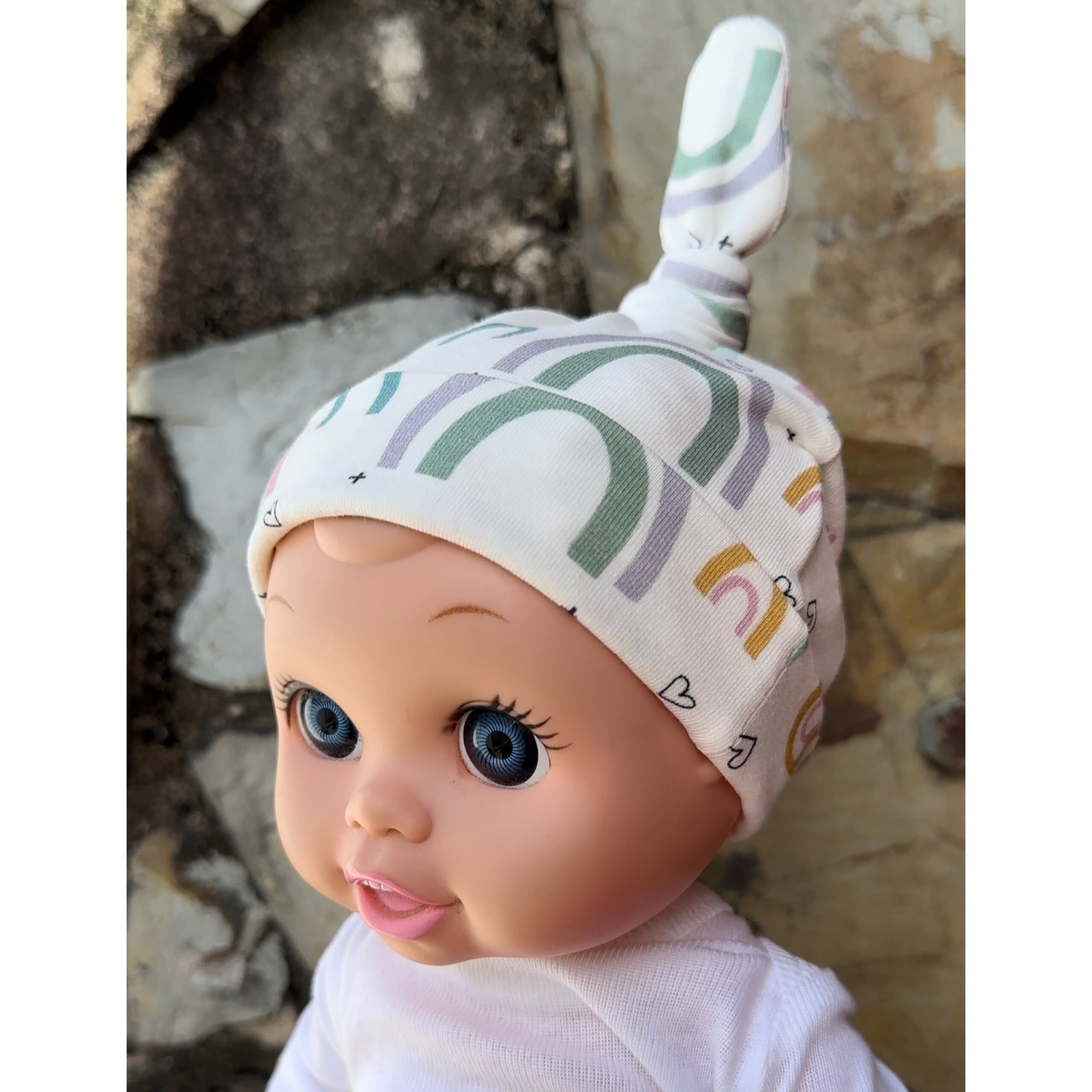 Micro Preemie Knotted Beanie Hat, Set of 2, NICU Care Package, Grab a ...