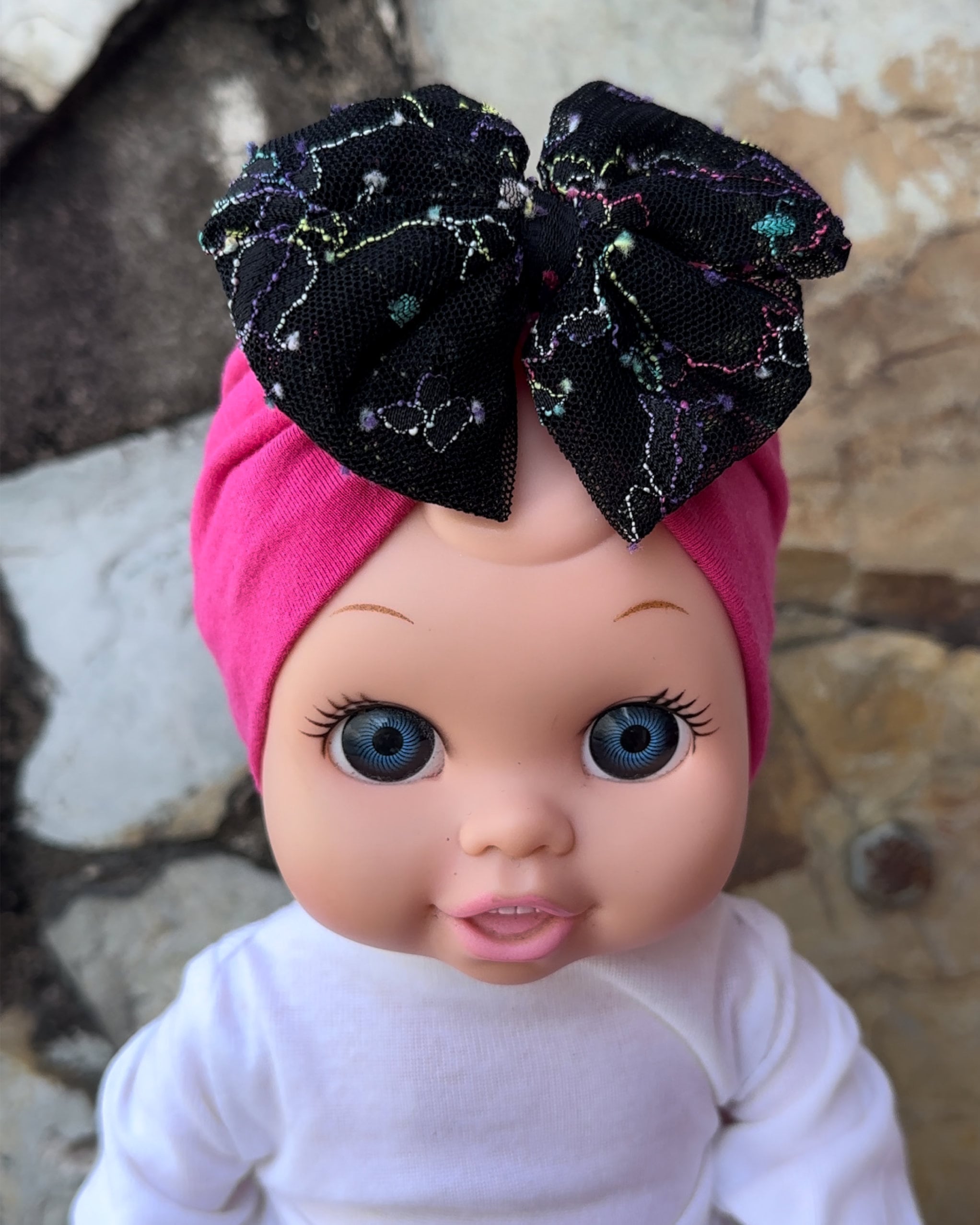 Preemie Turban Bow, Baby Turban With Bow, NICU Baby Gift, Preemie Baby ...