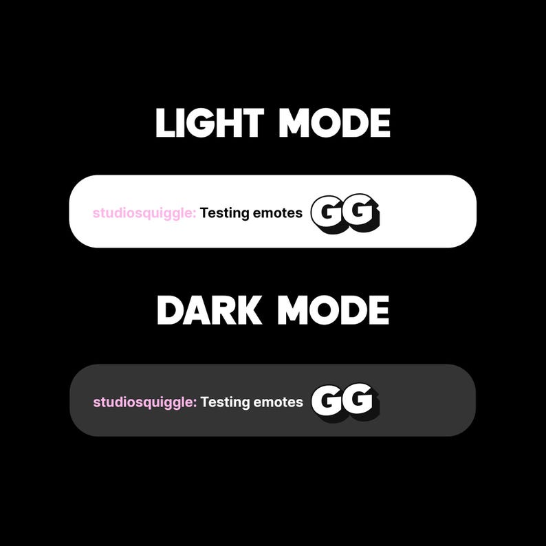 GG Emote Twitch Emote, Youtube Emote, Kick Emote, Discord Emote, 3D GG ...