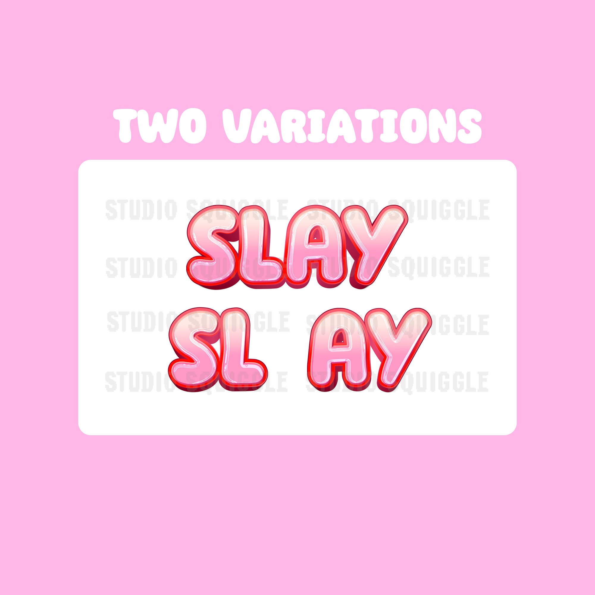 Cute Pink Slay Emote Animated Emotes Twitch Kick Discord Youtube Pink ...