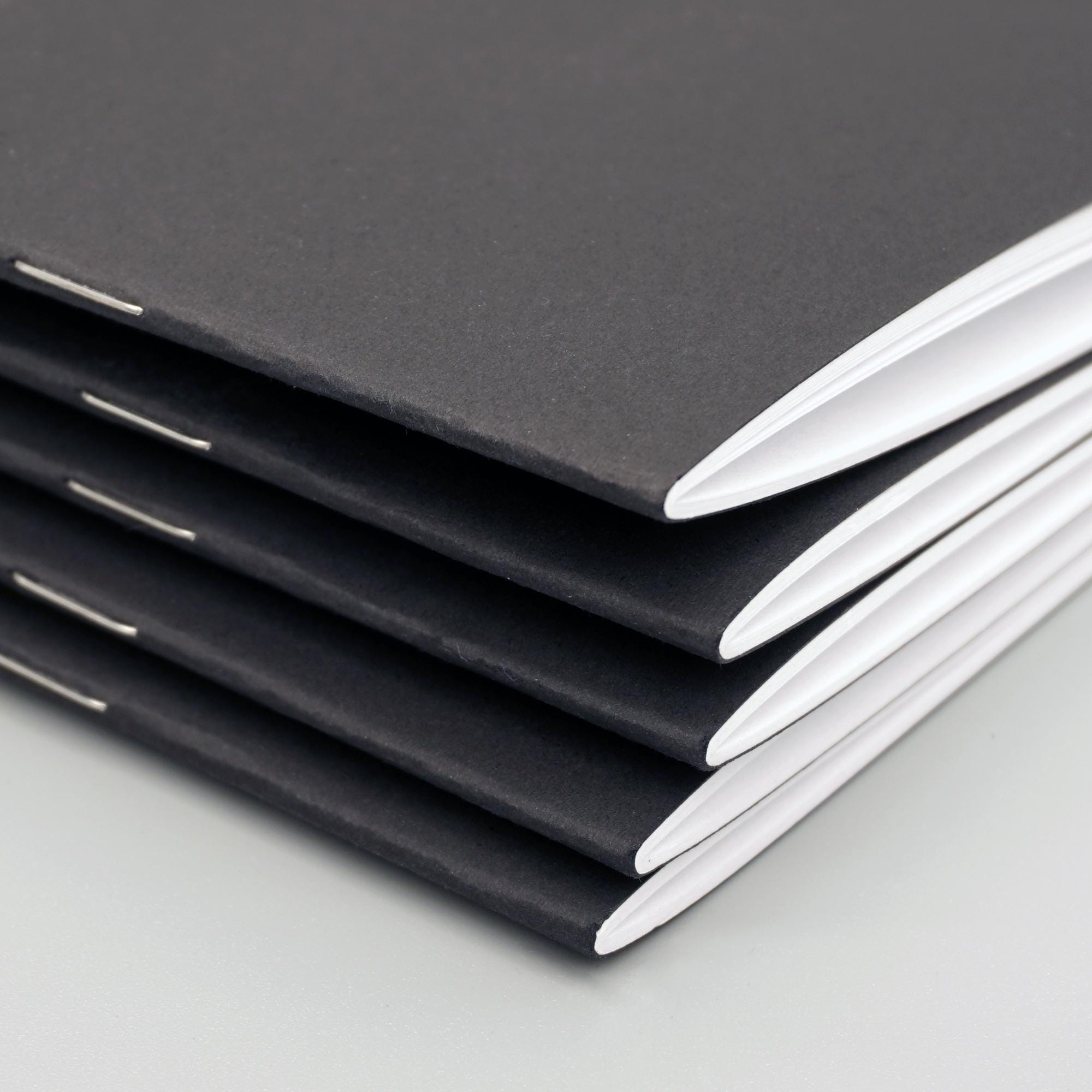 Black Notebooks, Standard Spine, 36 Pages, Choose From Lined, Dot Grid ...