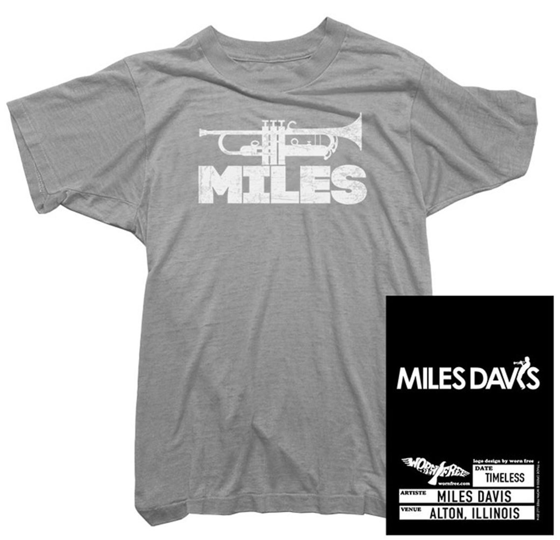 Miles Davis Mens T-shirt - Trumpet Logo Tee - Officially Licensed - Etsy UK