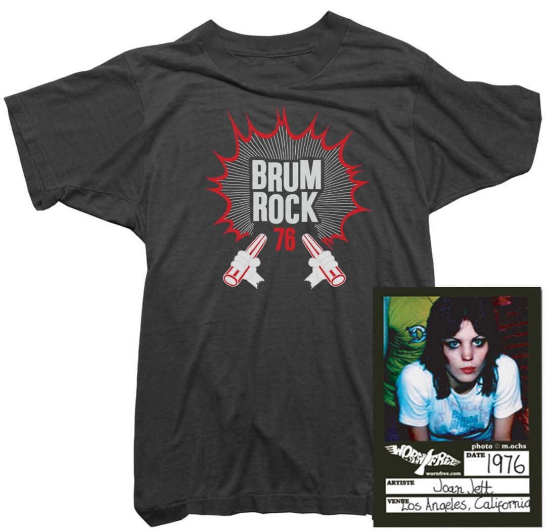 Joan Jett Brum Rock 76 T-shirt – Officially Licensed - Etsy