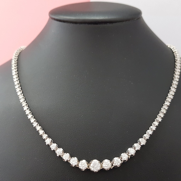 Real Diamond Necklace - Etsy