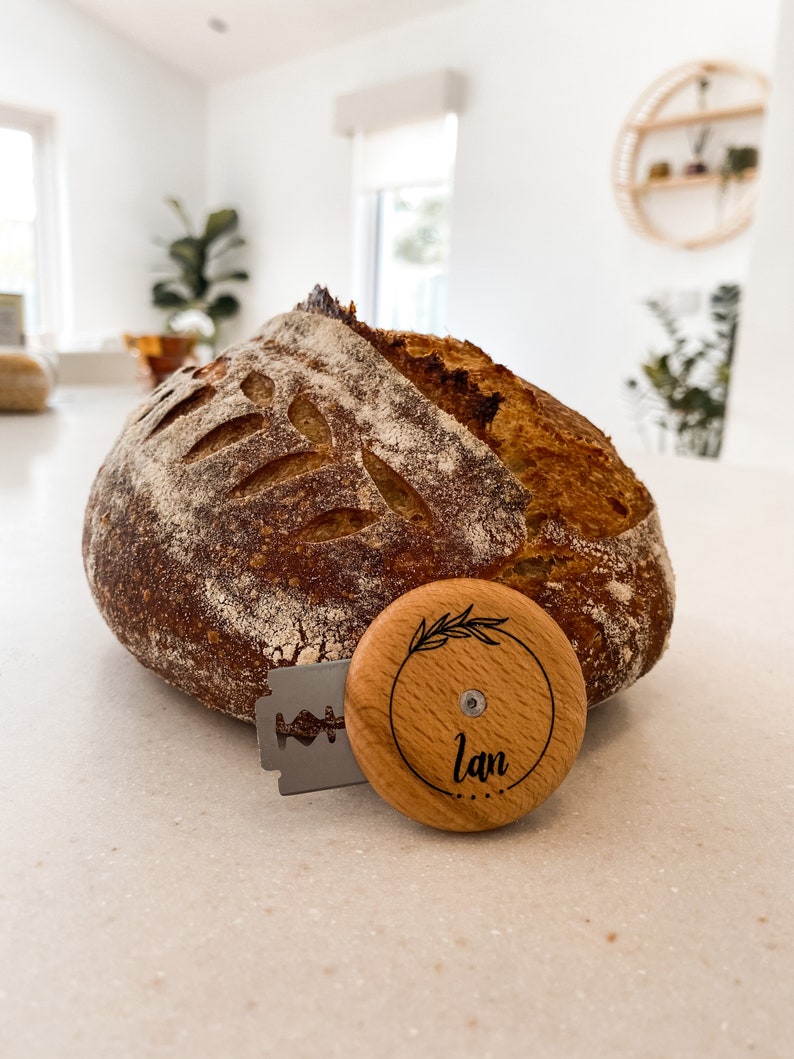 Personalized Bread Lame: Engraved Beech Wood Sourdough Scoring Tool - Etsy