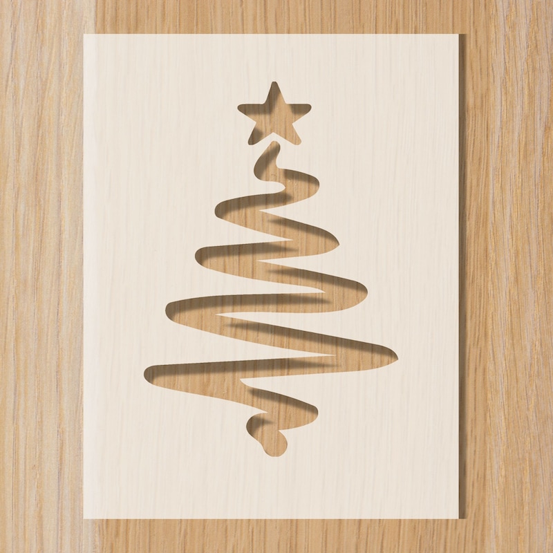 Tree Stencil - Etsy