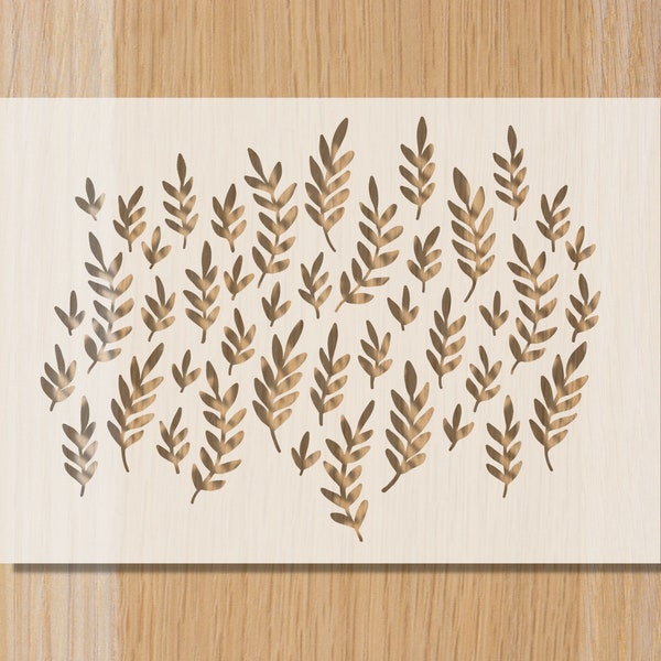 Wheat Stencil Bread Stencil, Wheat Stencils, Stencil for Bread, Small ...