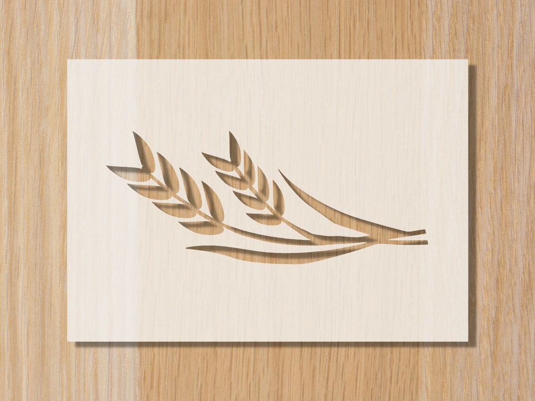 Wheat Stalk Sourdough Bread Stencil: Baking Decoration - Etsy