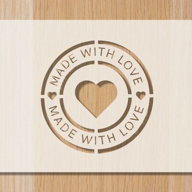 Love Stencil - Etsy