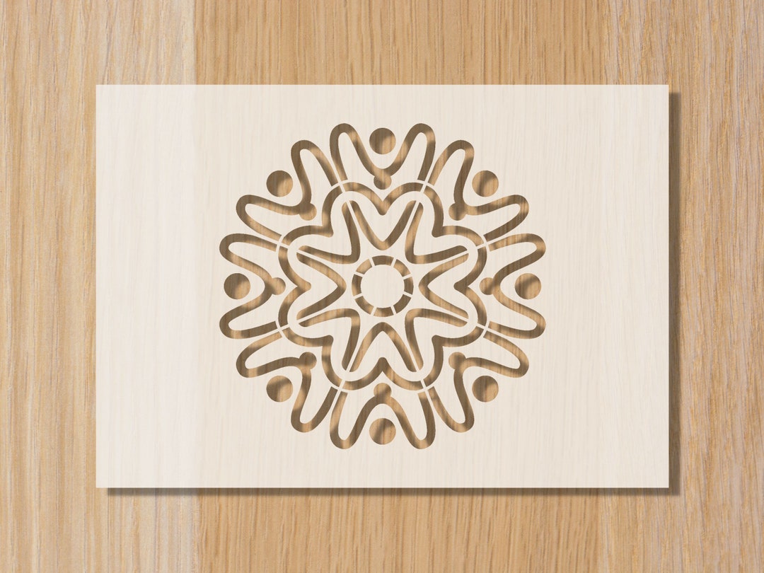 Mandala Sourdough Bread Stencil: Reusable Baking Decoration - Etsy