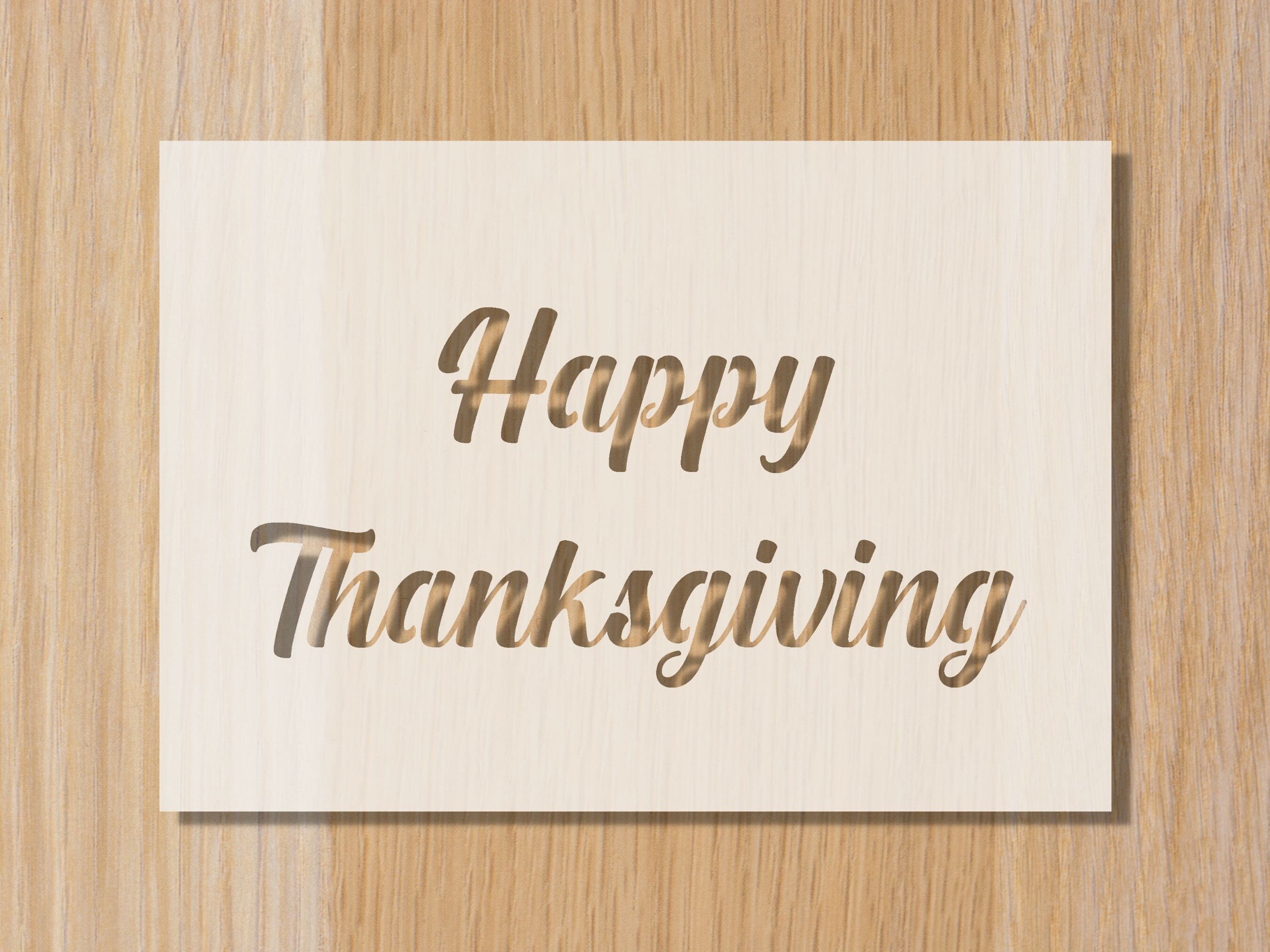 Happy Thanksgiving Stencils