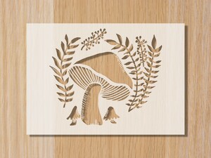 10x Wooden Toadstool Craft Shapes 3mm Plywood With Detail - Etsy