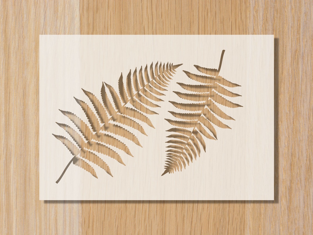 Fern Stems Stencil: Botanical Baking & Craft Stencil - Etsy