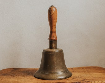 Antique School Bell - Etsy