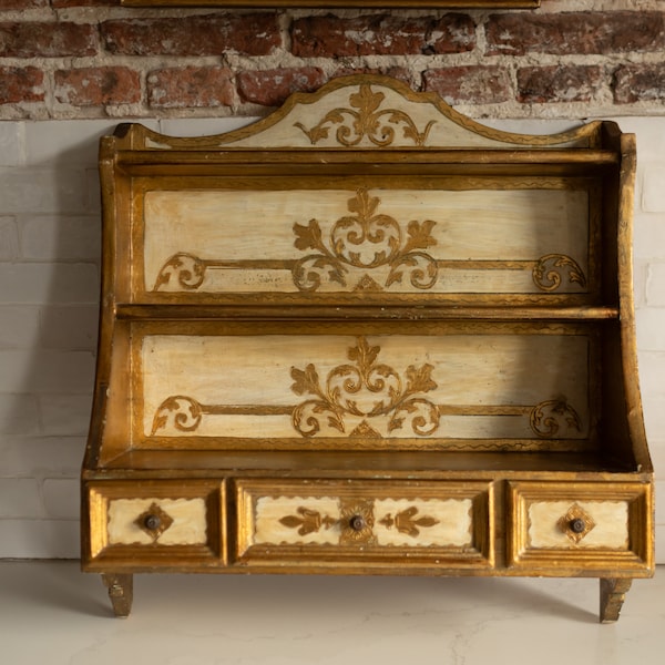 Italian Florentine Wall Shelf - Etsy