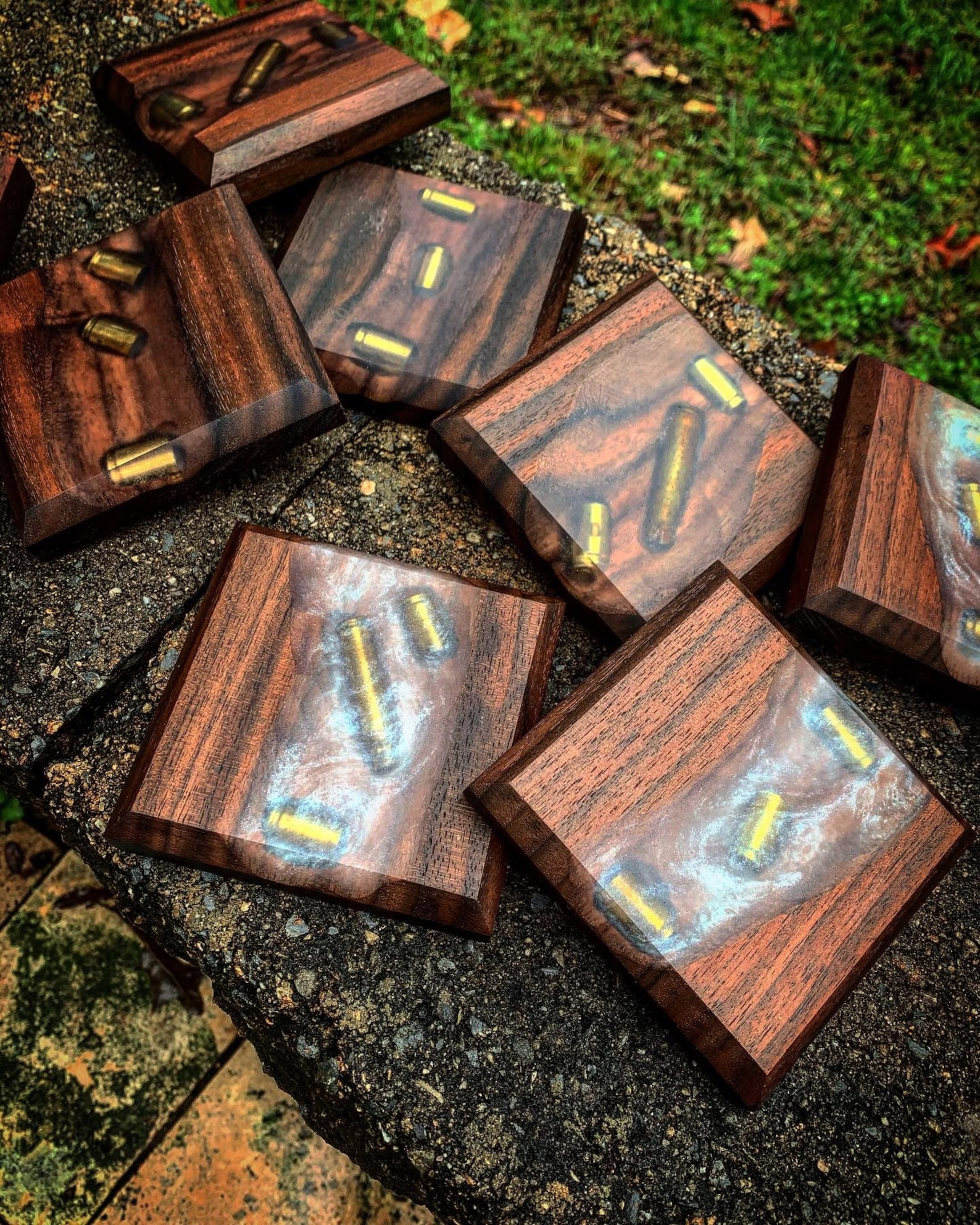 Bullet Casing Poker Chip River Coasters Shell Casing - Etsy