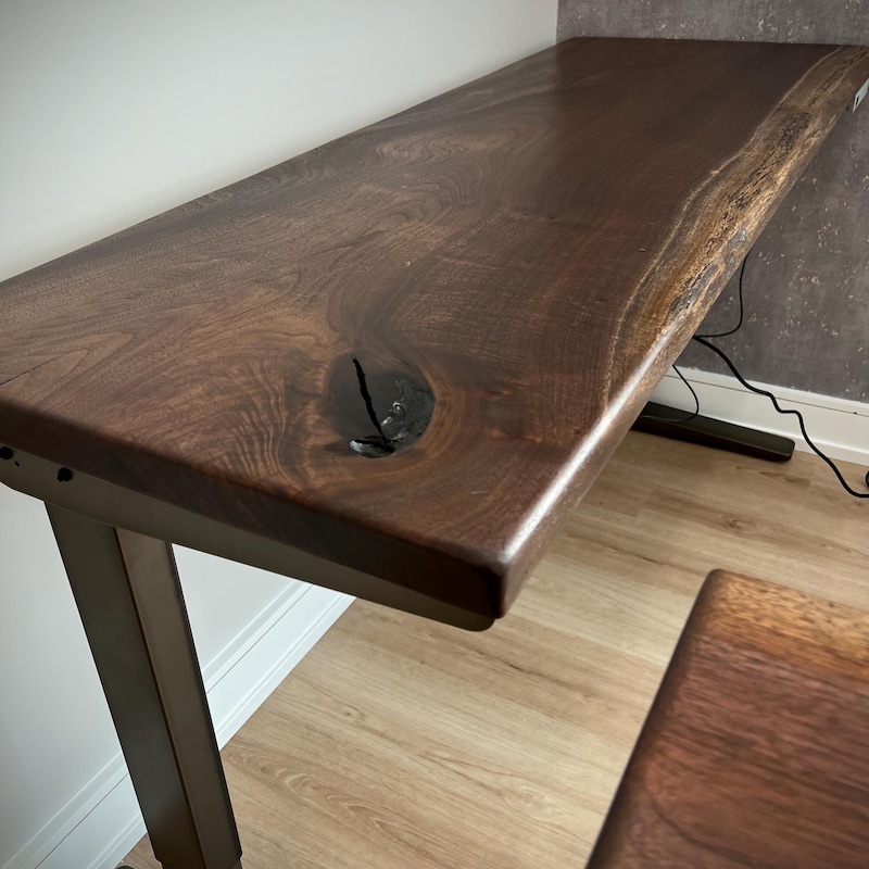 Live Edge Desk - Etsy