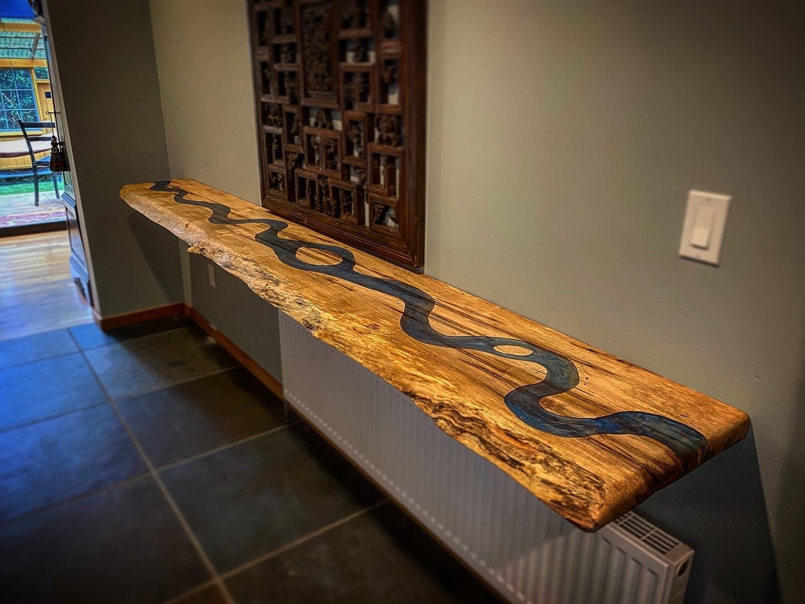 River Table Bar Top Bar Custom Bar Top Wood Bar Top - Etsy Canada