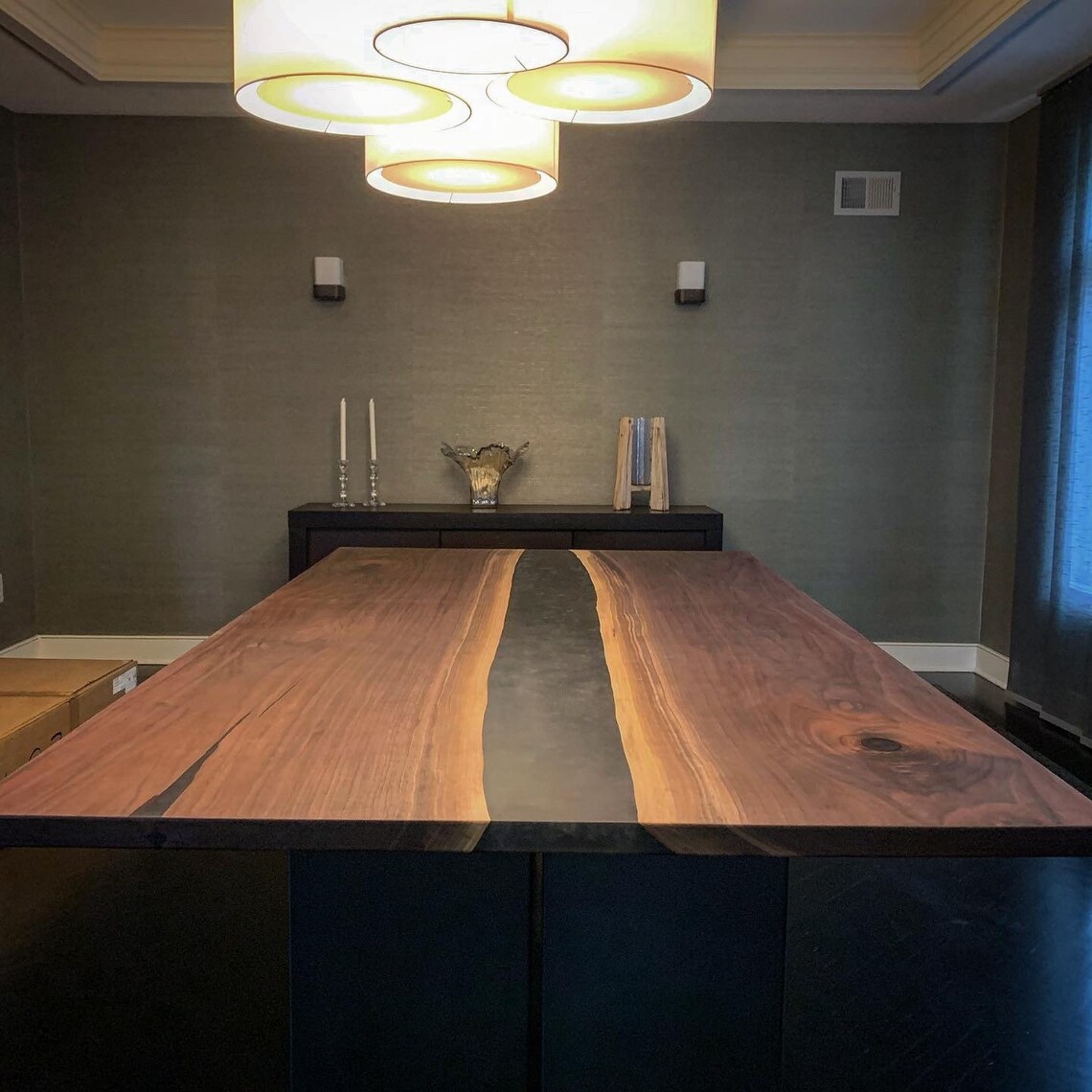 River Dining Table River Table Ocean Table Live Edge | Etsy