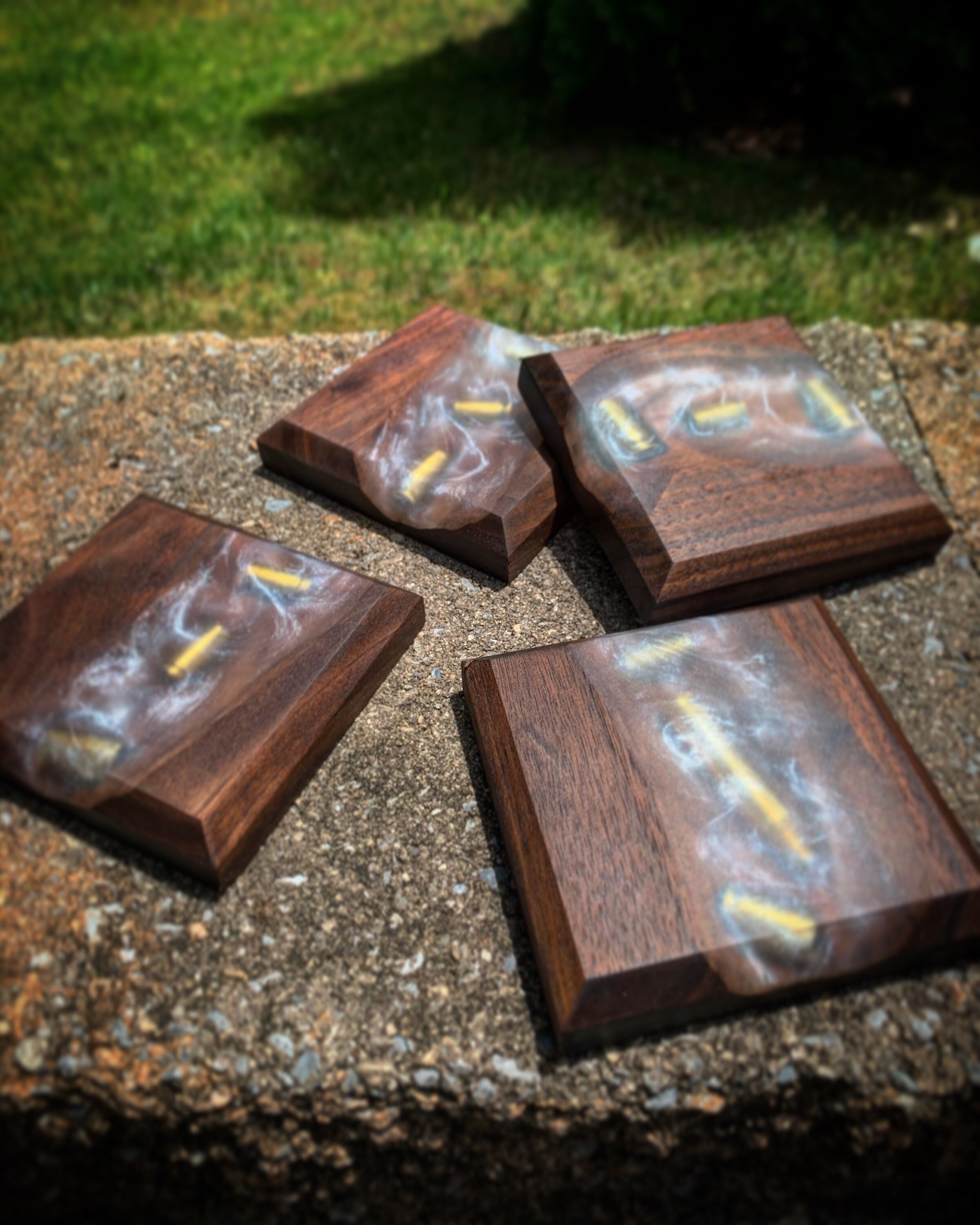 Bullet Casing Poker Chip River Coasters Shell Casing - Etsy