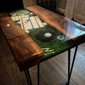 Custom Golf Inspired End Table ~ Side Table ~ Night Stand ~ Bar Table ...