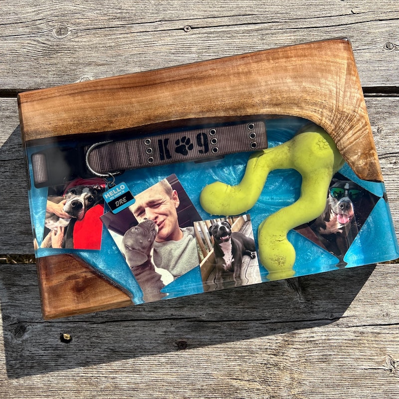 Pet Memorial Resin Collar - Etsy