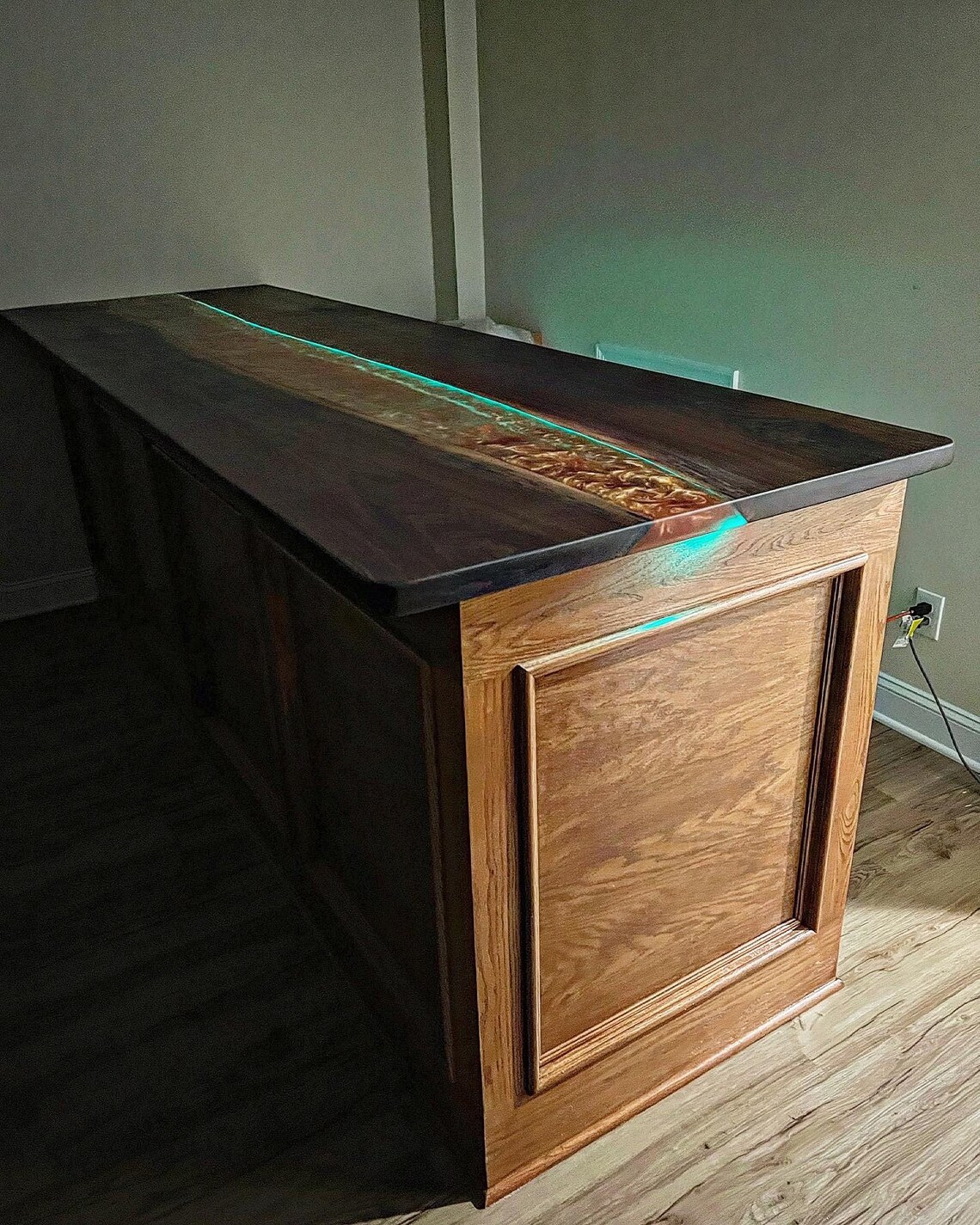 River Table Bar Top Bar Custom Bar Top Wood Bar Top - Etsy Canada