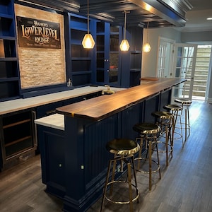 River Table Bar Top ~ Bar ~ Custom Bar Top ~ Wood Bar Top - Etsy Canada