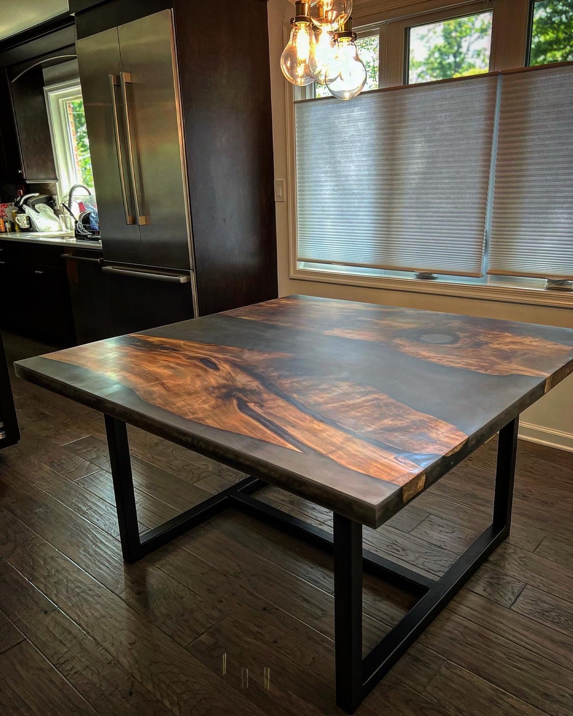 River Dining Table River Table Ocean Table Live Edge - Etsy