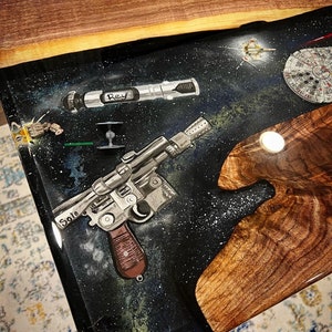 Star Wars Inspired Epoxy River Table ~ Star Wars Table ~ Hand Painted ...