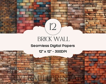 12 Seamless Pastel Watercolor Stripes Digital Papers, 300DPI JPG Files ...