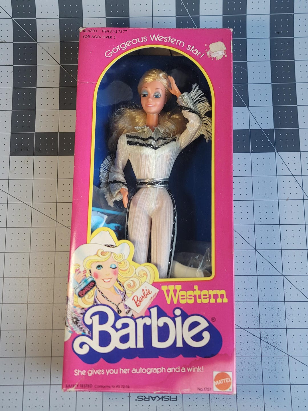 Vintage 1980 Western Winking Barbie Doll Mattel NRFB 1757 - Etsy