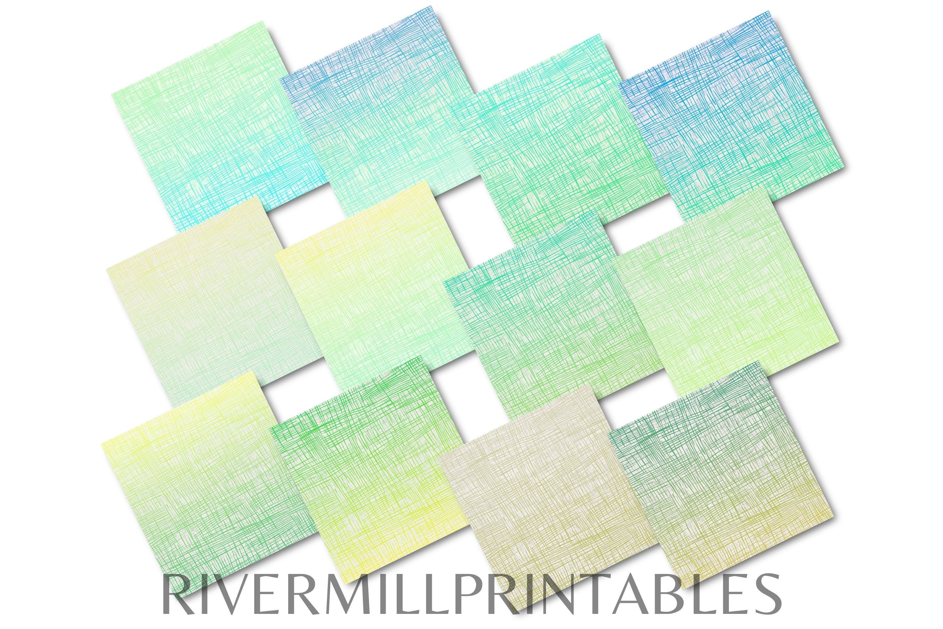 12 Scribbles Digital Papers, 300DPI JPG Files Digital Download ...