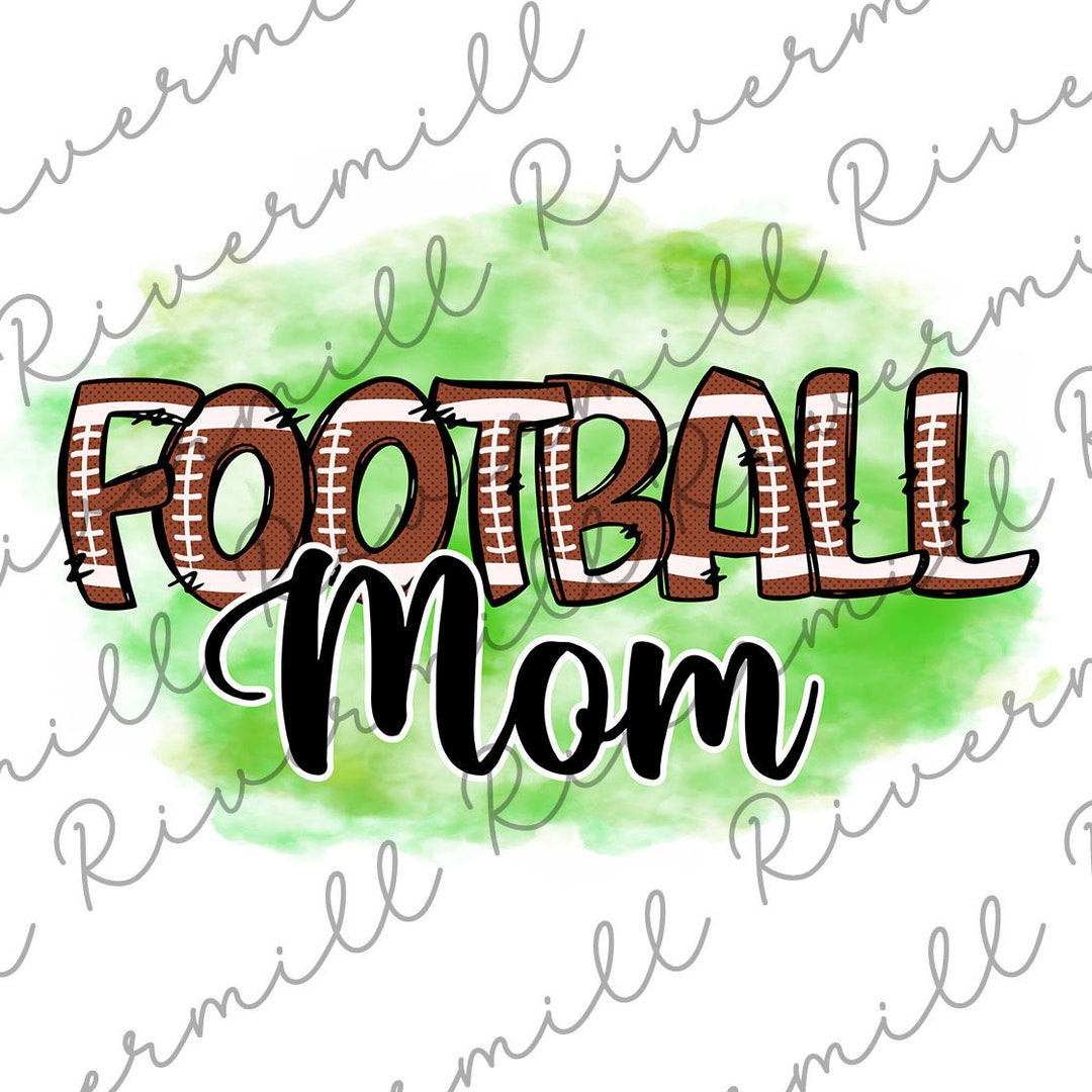Football Mom PNG Sports Team Spirit Printable Sublimation DTG - Etsy