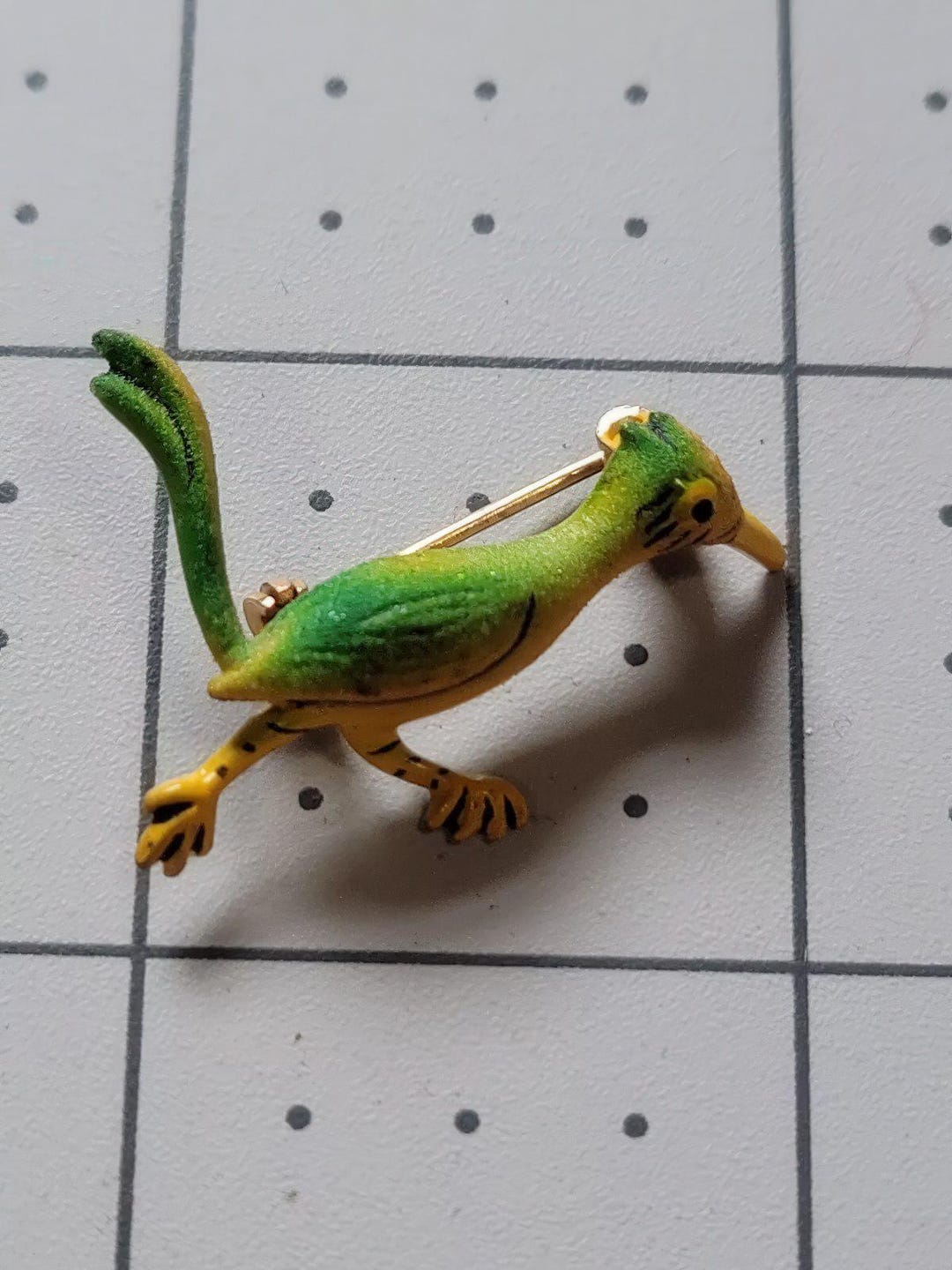 Roadrunner Bird Brooch Pin Made in Korea Lapel Pin MCM Vintage - Etsy
