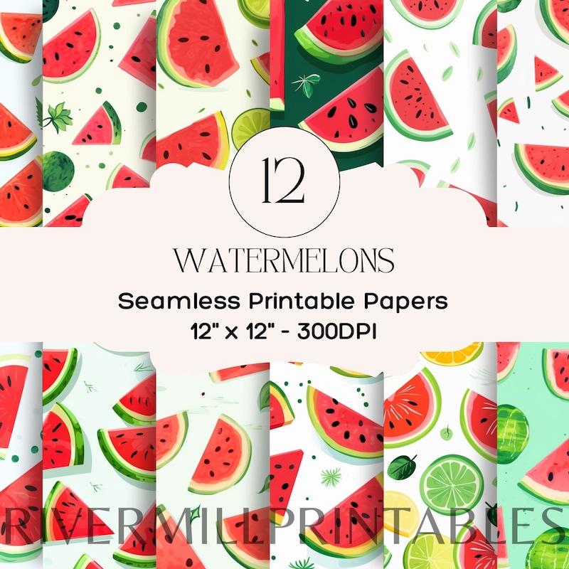 Watermelon Print - Etsy