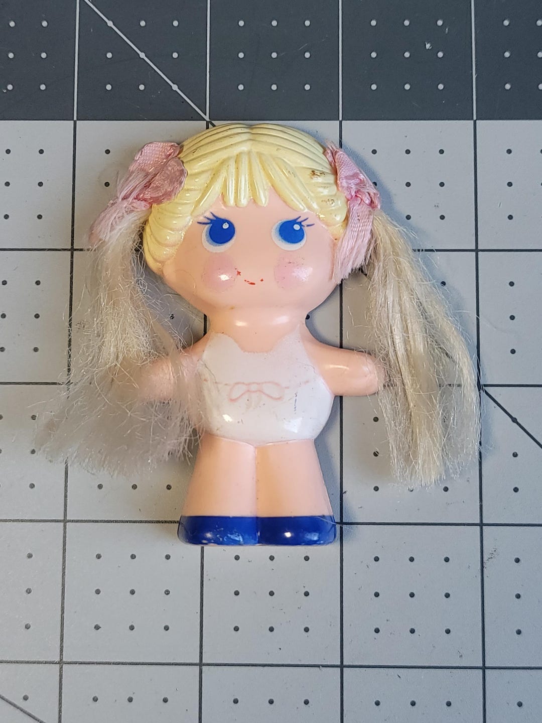 Vintage Knickerbocker Dolly Pops KTC 1979 Blonde Girl With Pony Tails ...