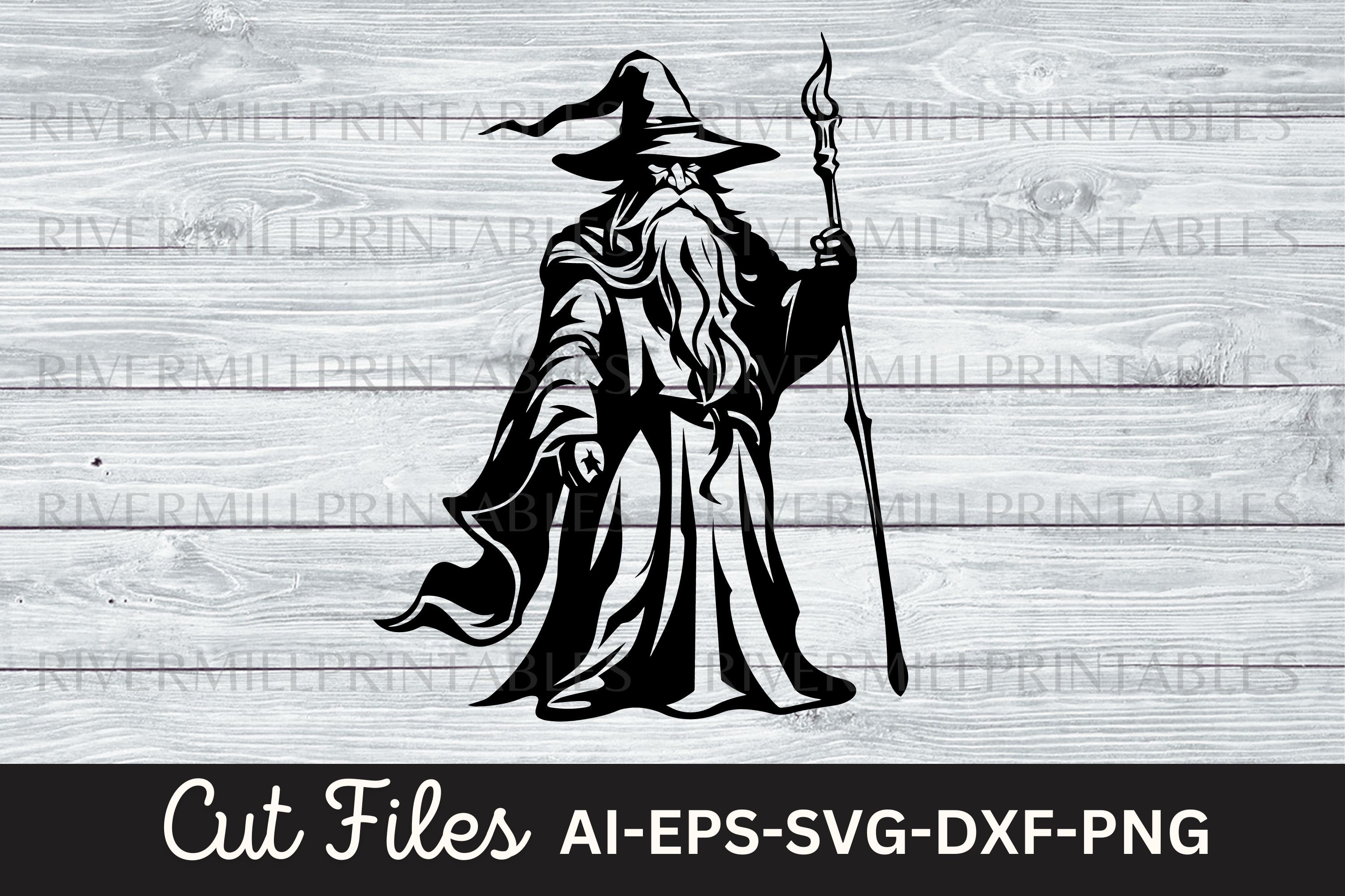Rpg Game Style Wizard SVG EPS Cut File PNG Laser Etching Engraving ...