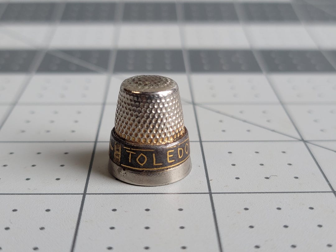 Vintage Antique Souvenir Toledo Ohio OH Thimble Sewing - Etsy