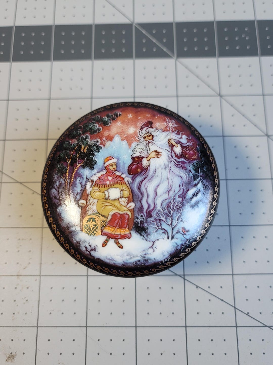 1992 Morozko Father Frost Christmas Porcelain Russian Legends Music ...