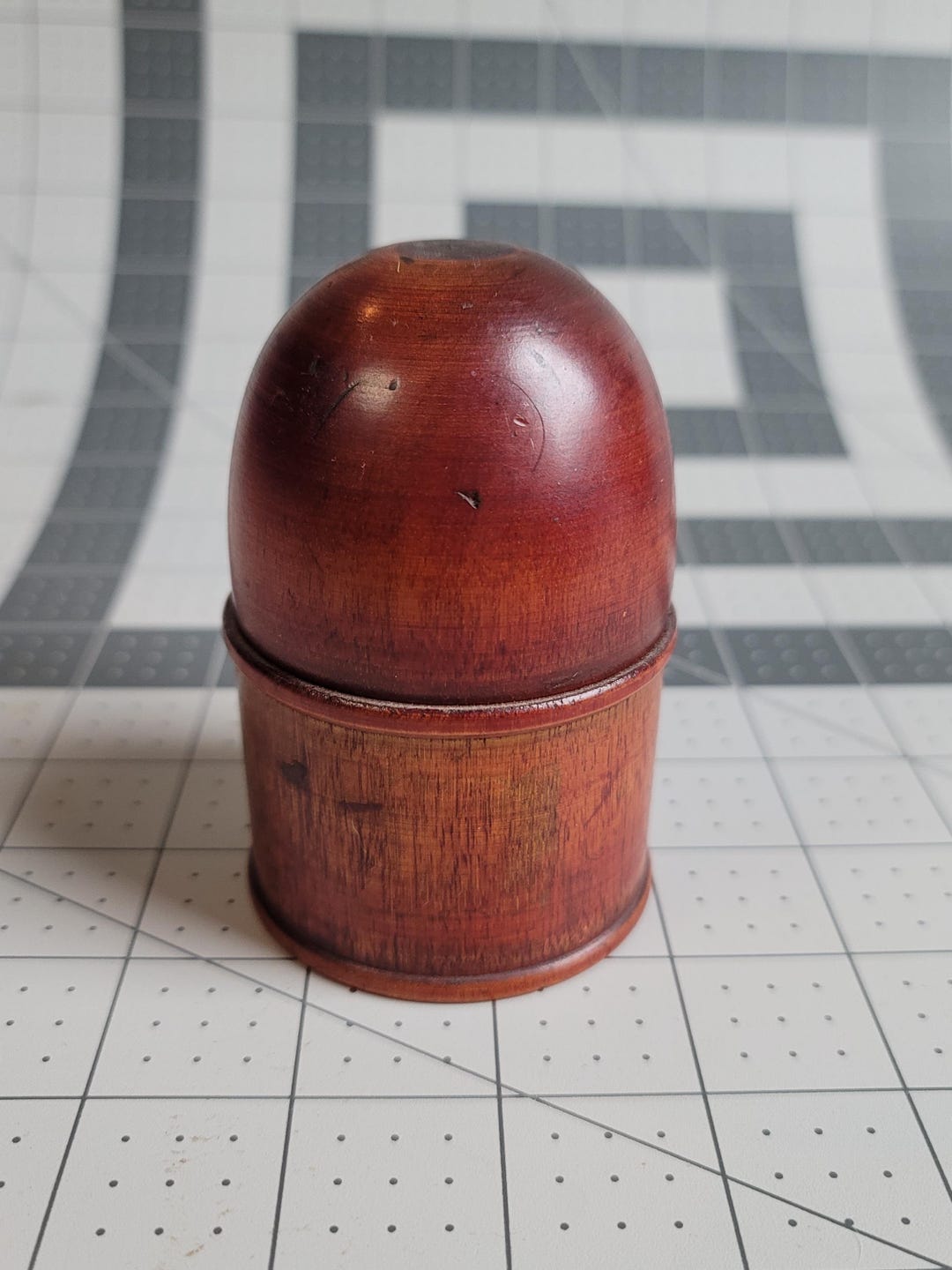 Antique Treenware Turned Wood Bottle Box Apothecary Country Wood 19th ...