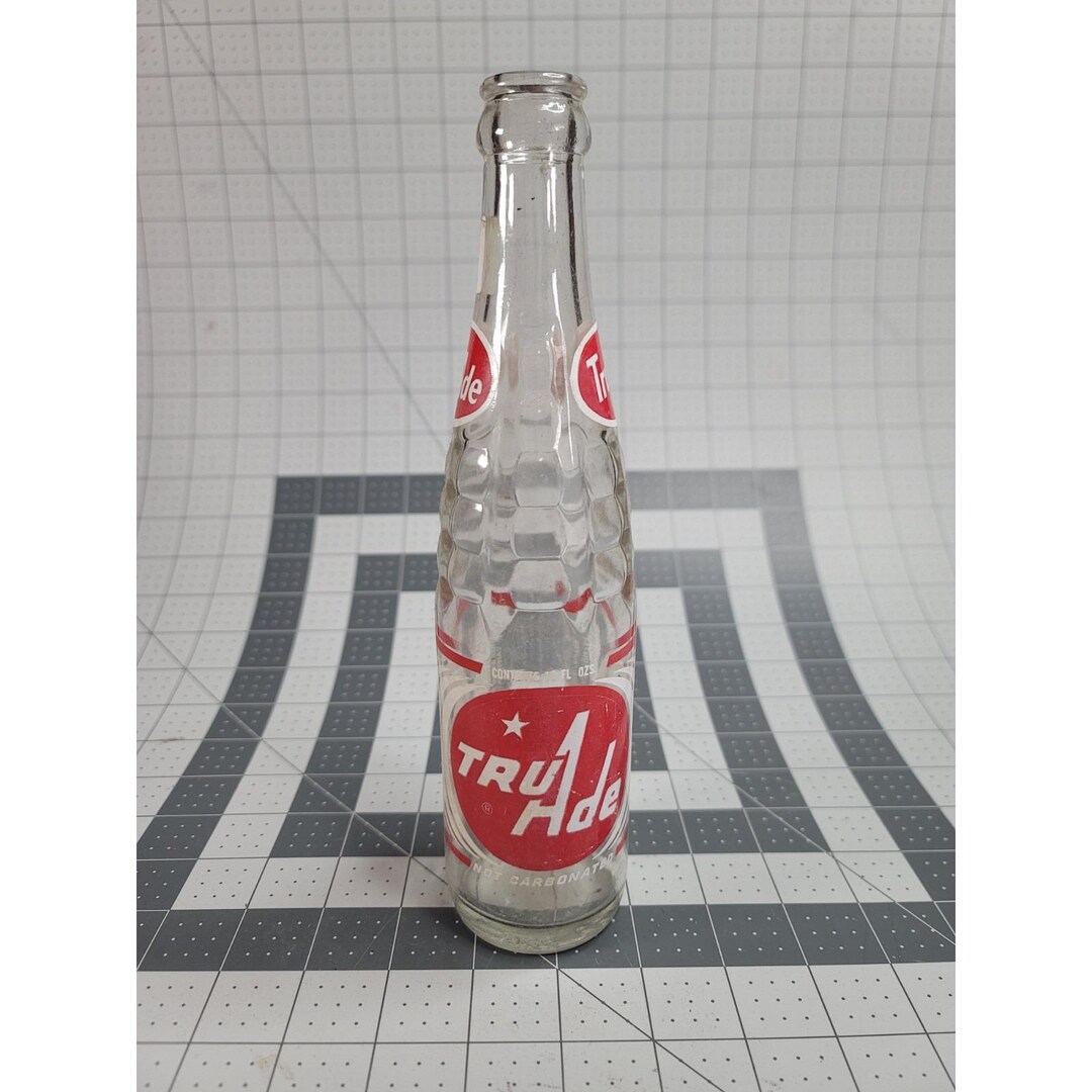 Vintage Tru-ade 10 Oz Glass Bottle Tru Ade King Size Carpentersville IL ...